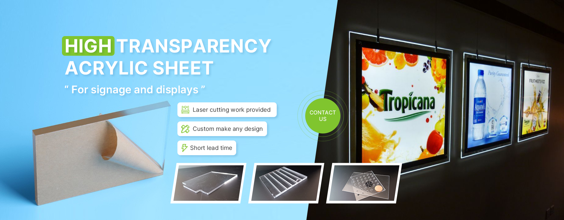Acrylic Sheets Manufacturer, High-Quality PMMA Panels, Mutual