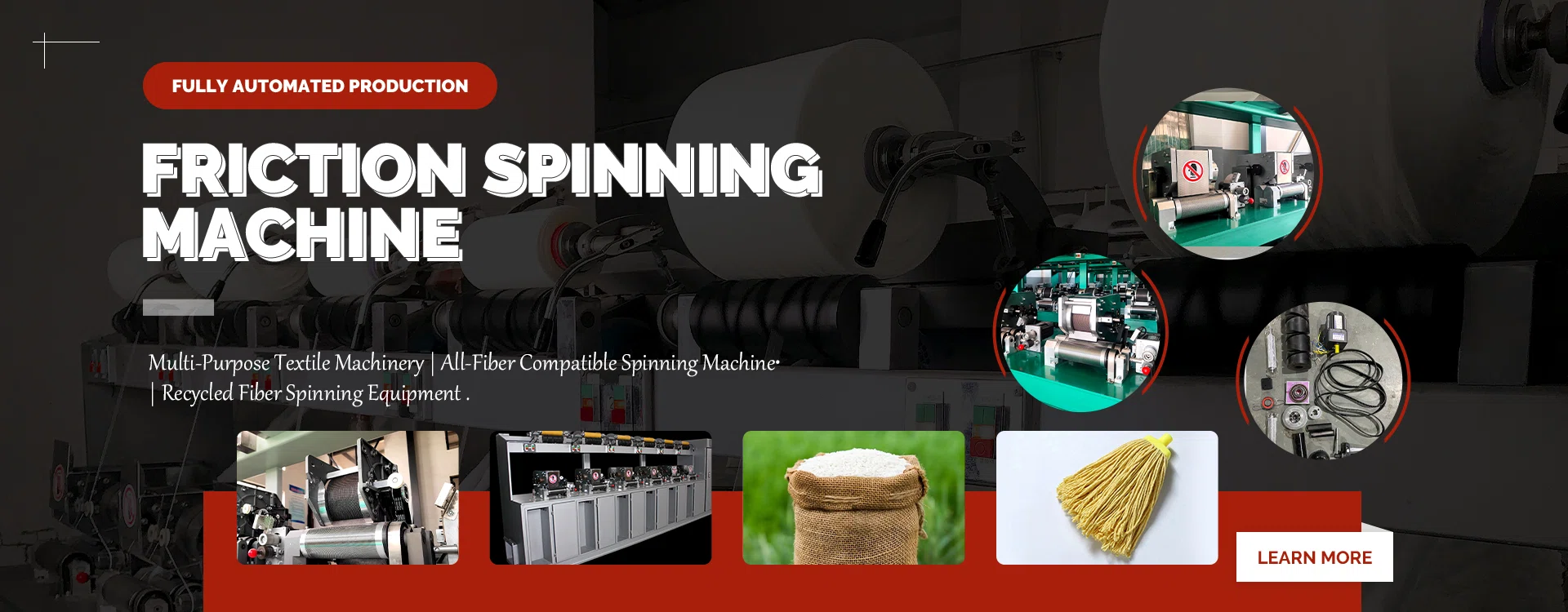 DREF Spinning Machines (dref 2000, mfs1000) for Precision Textiles