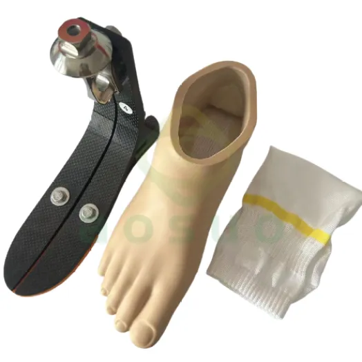 Customizable High Ankle Carbon Fiber Prosthetic Foot