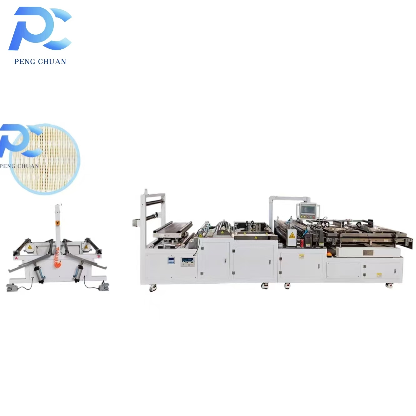 PC-SQZD700 Double station automatic folding machine