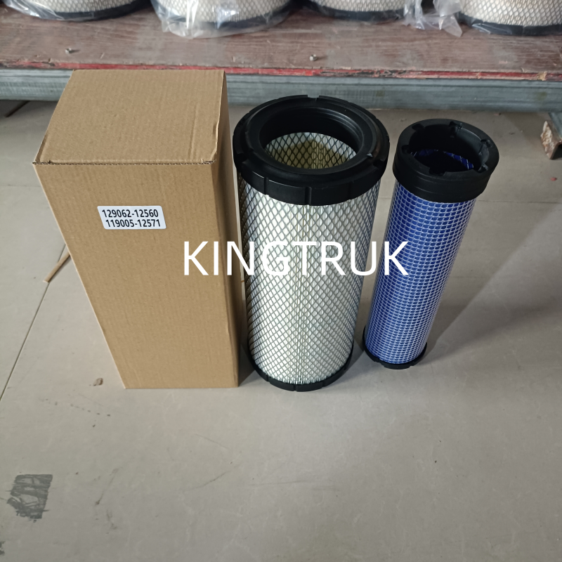 129062-12560 Air Filter for KOMATSU Excavators - Durable & Efficient