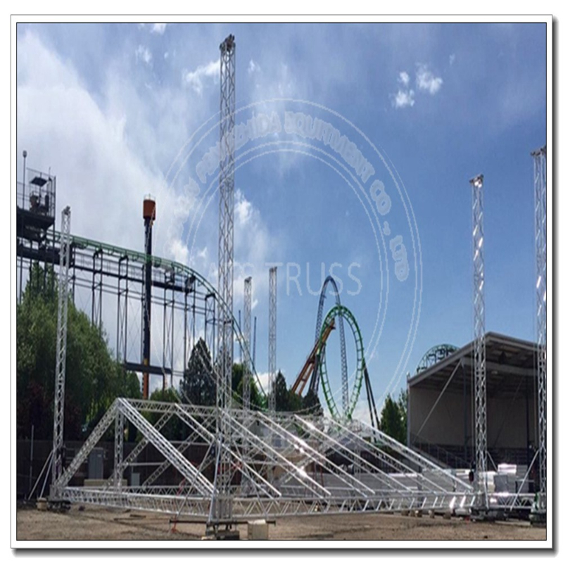 4Pillars Aluminum stage Triangle Roof Truss System For Sale