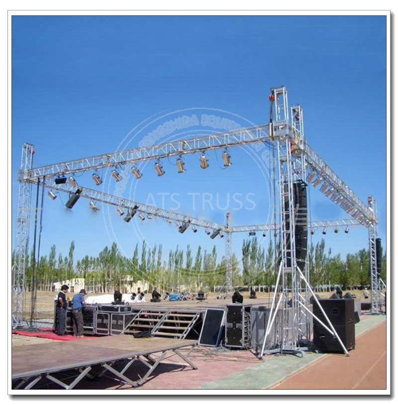 4Pillars Aluminum stage Triangle Roof Truss System For Sale