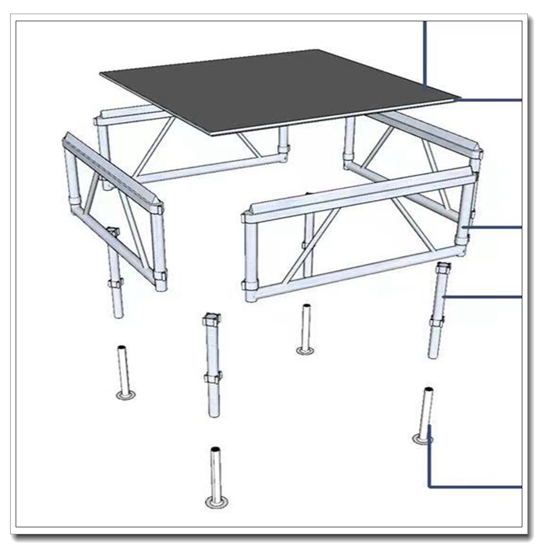 Customized Aluminum Catwalk Runway Stage For sale