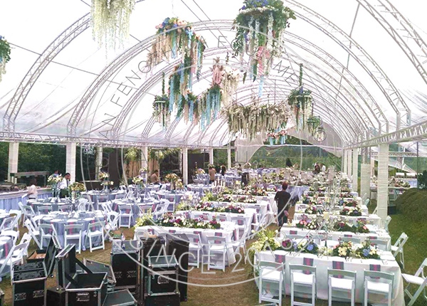 Aluminum Tunnel Arched concert Roof Truss