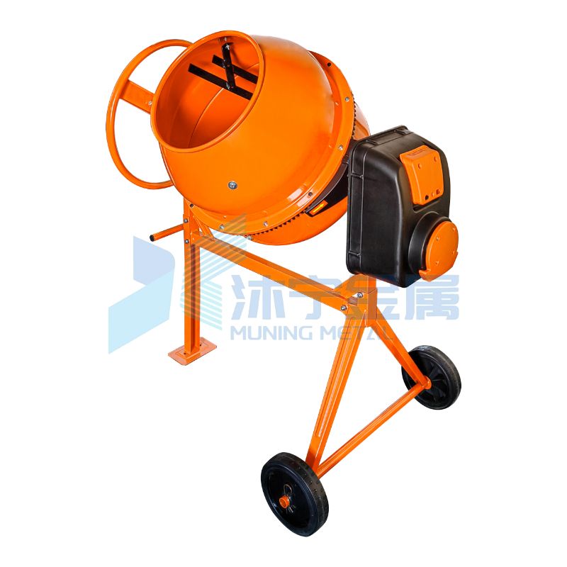 Mixer beton portabel, mesin mixer seluler kecil, mixer semen kompak