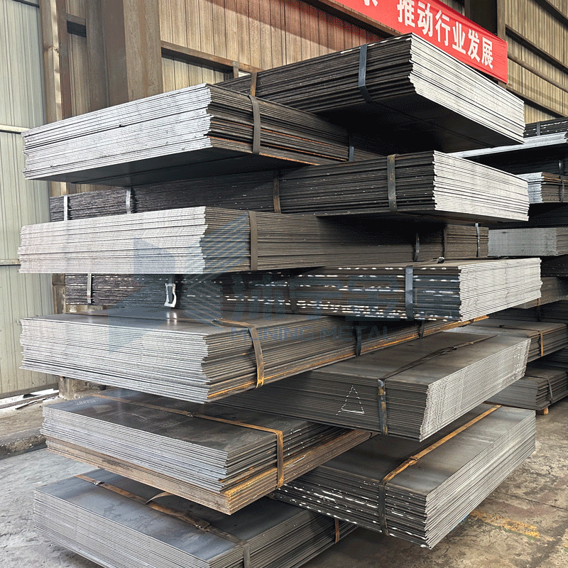 Piring baja Q235/Q355, gulungan baja gulung panas, pelat baja cut-to-ukuran khusus