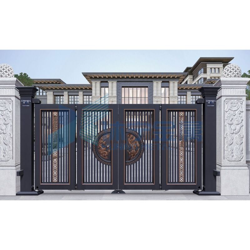 Electric Folding Gate | Aluminum & Steel Construction | Space-Saving ...