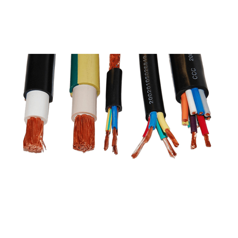 Flexible Rubber-Sheathed Cable, Durable Industrial Wiring