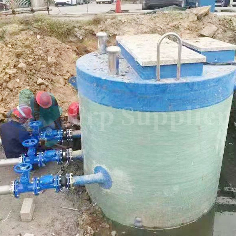 Prefabricated FRP/GRP Integrated Pumping Station