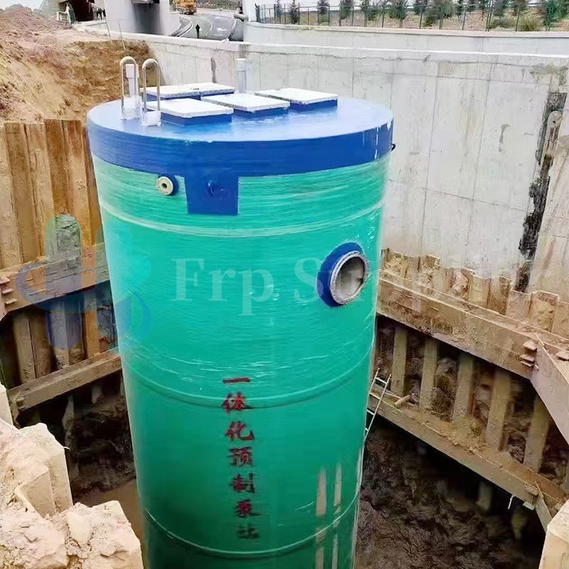 Prefabricated FRP/GRP Integrated Pumping Station