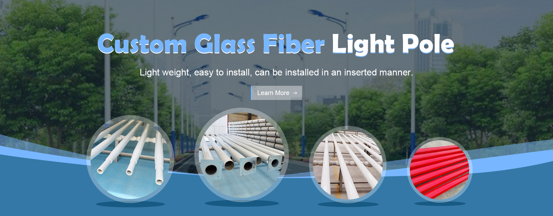 FRP Composite Power Poles, closed cooling towers Manufacturer