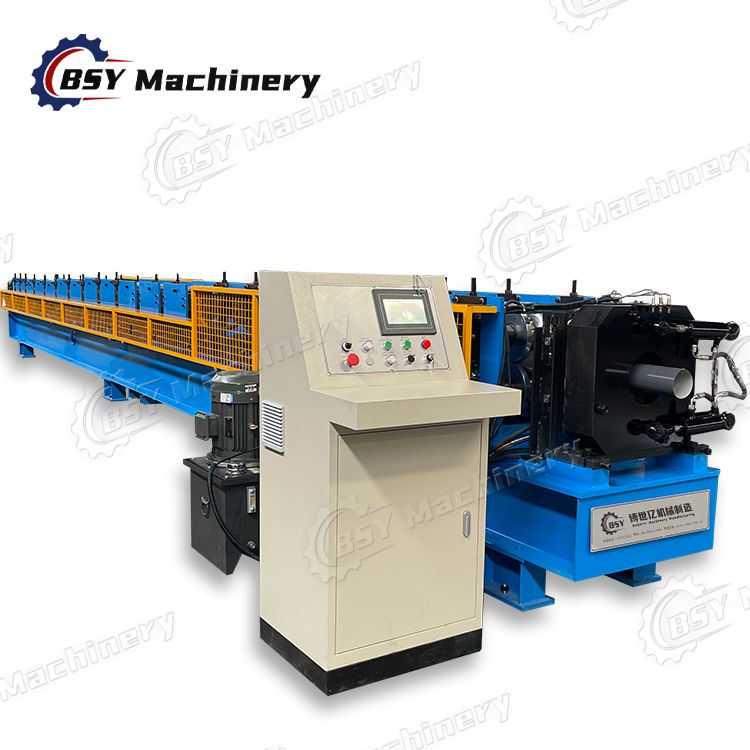 Round Tube Downpipe Cold Roll Forming Machine
