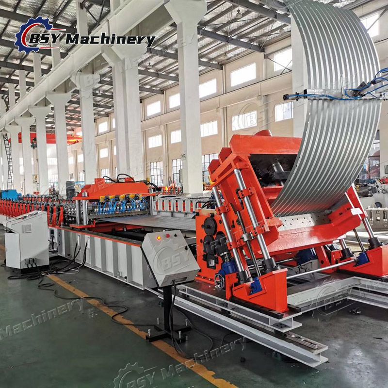 Grain silo roll forming machine