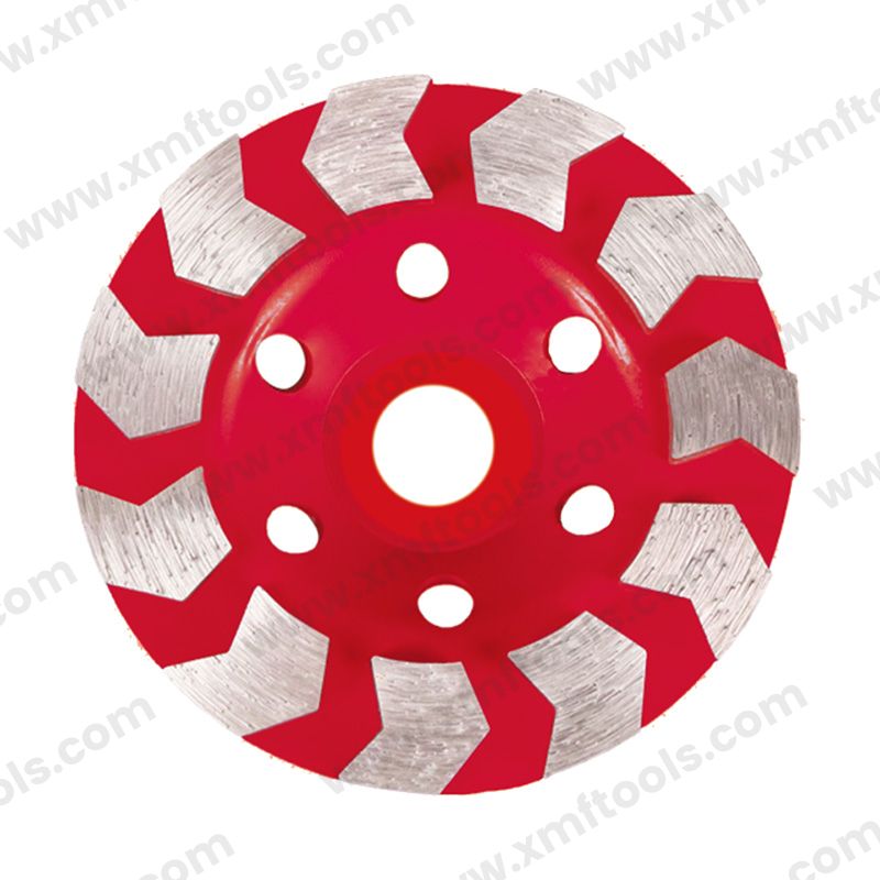 Silver Brazed Arrow Shape Cup Wheel