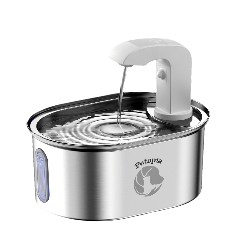 Oval Stainless Steel Wireless Induction Water Dispenser