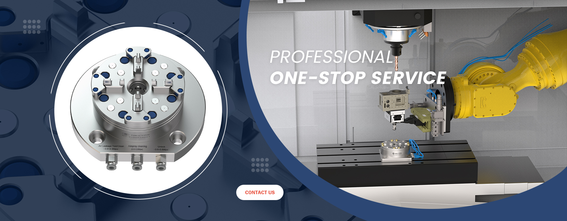 Quick Change Fixtures for CNC & Automation | NEXTAS