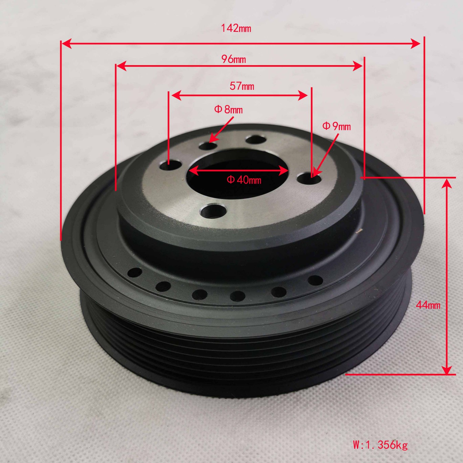Foton Aucan F2.5 engine PM40004689 shock-absorbing pulley