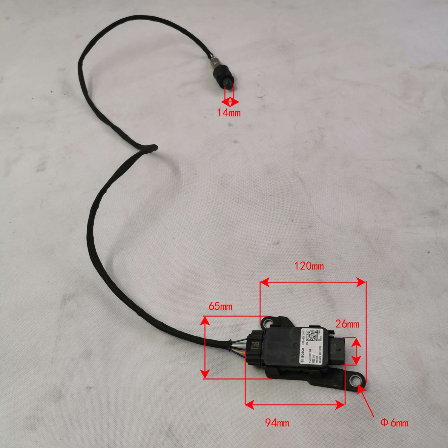 5572050 A061H839 0281007969 nitrogen oxygen sensor 12V NOx sensor