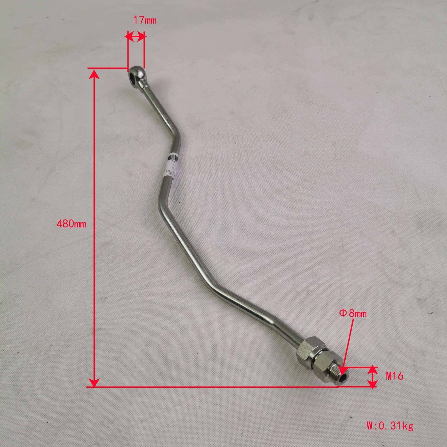 Weichai WD618/WD12 Engine Components 612600130603 Water Intake Pipe