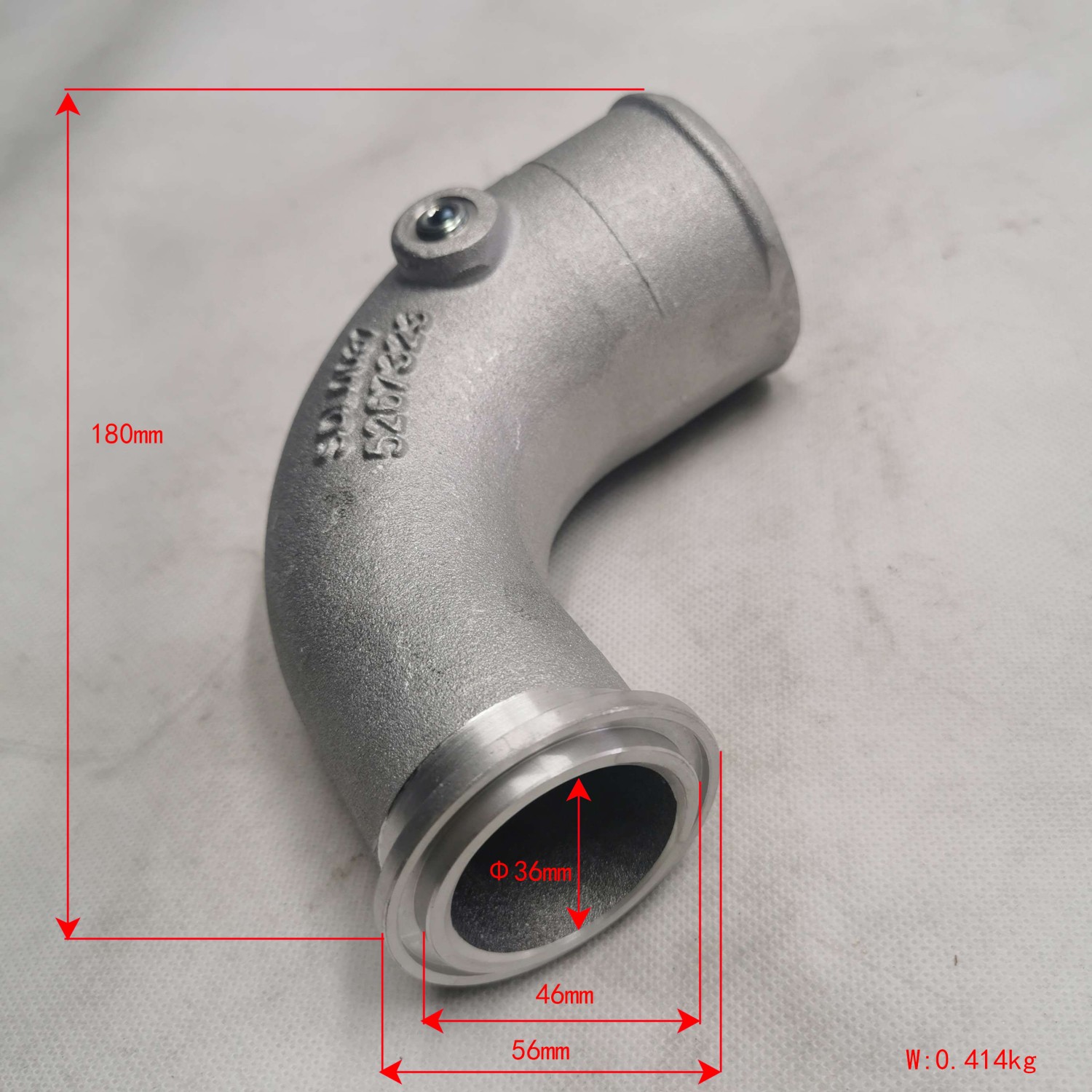 Foton Cummins ISF QSF Engine Part 5267323 Air Transfer Pipe