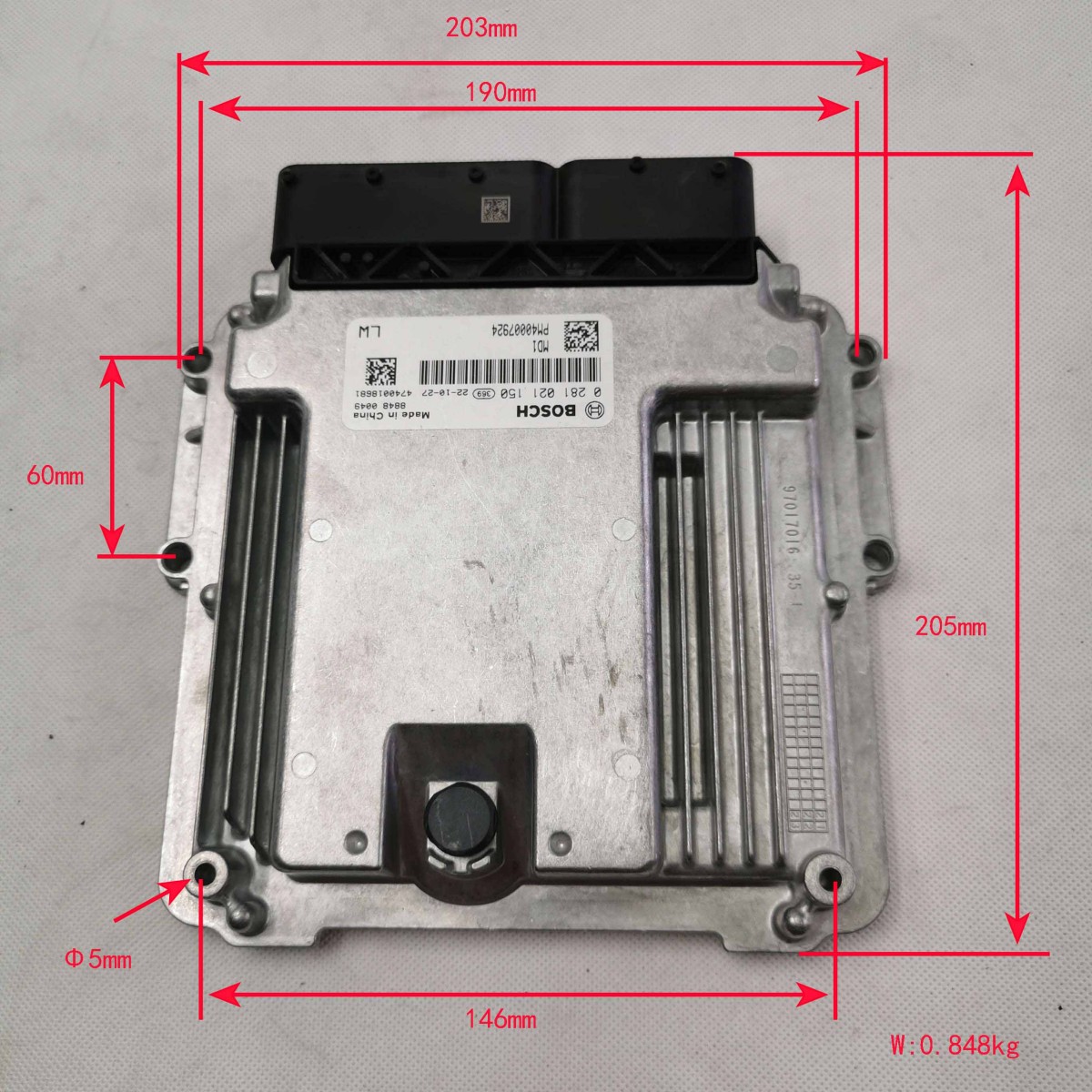 Foton Aucan 4F25 Engine Parts PM40007924 Engine Control Unit