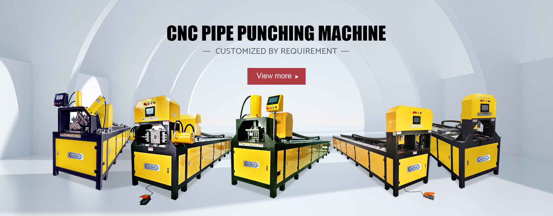 Versatile Tube Punching Machine for Various Metals, Aona Machinery