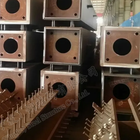 Durable Heavy Duty Welded Steel Column for Strength