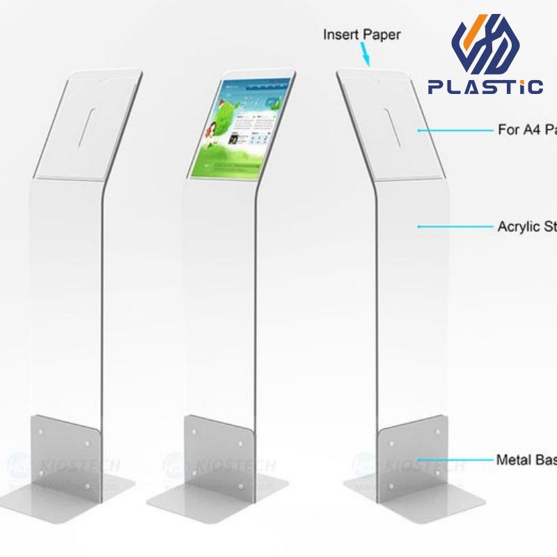 Acrylic desk sign, A4 Acrylic sign