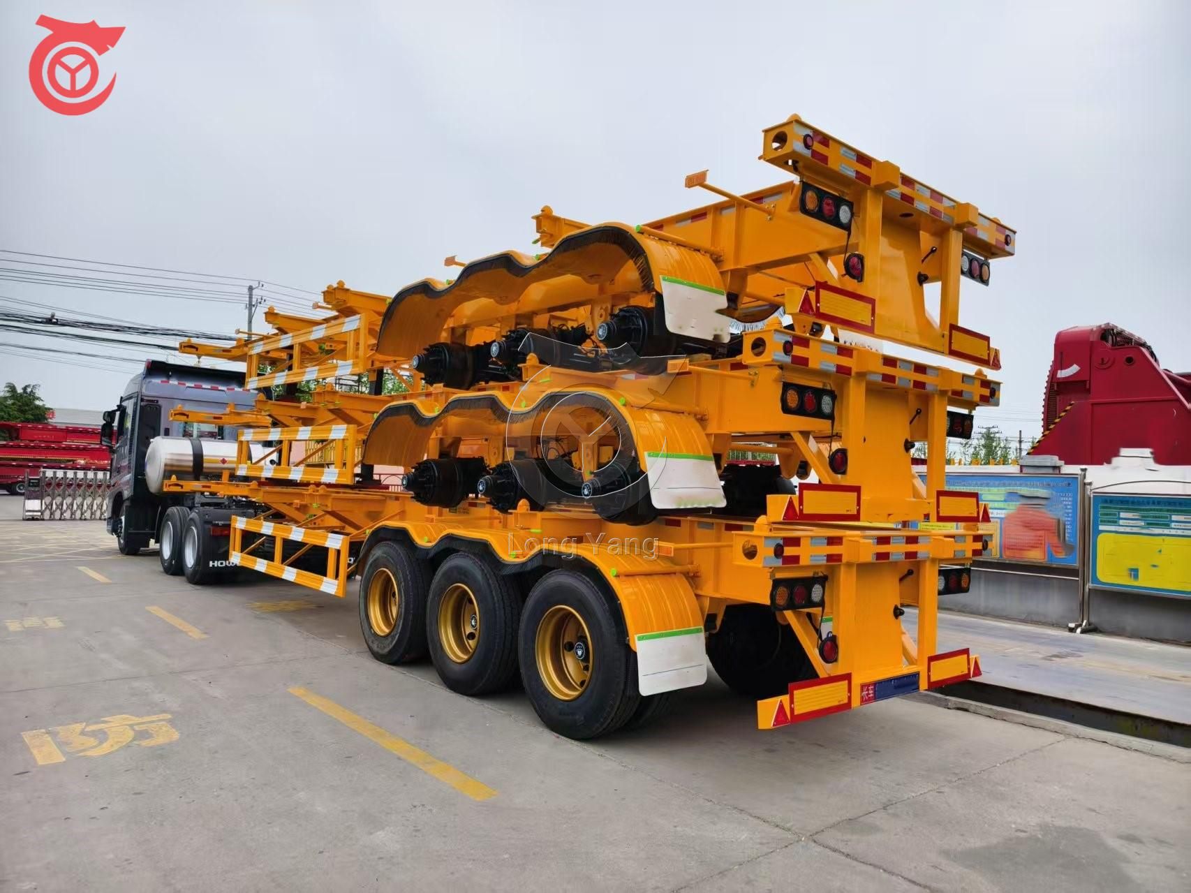 skeleton Chassis semi trailer,,skeleton