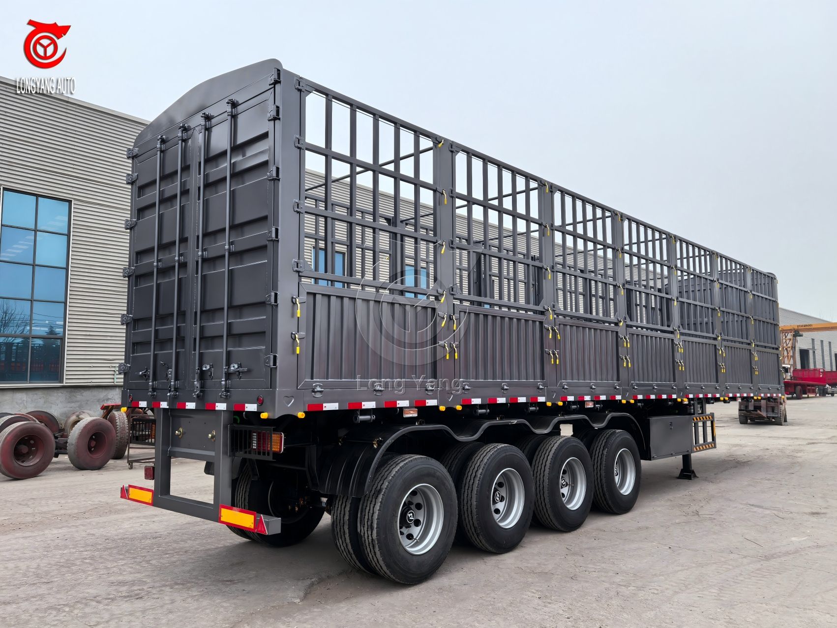 semi trailer,fence semi trailer