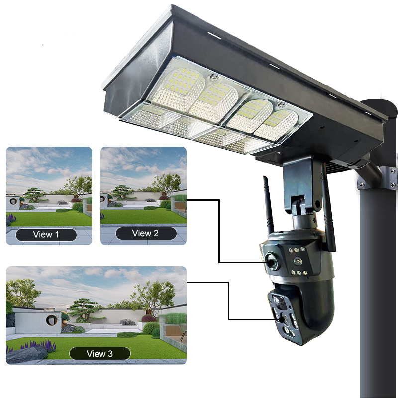 Solar Street Light with Camera Outdoor Waterproof Security Camera