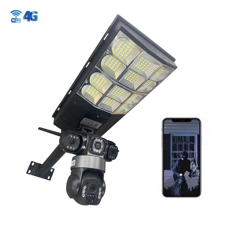 LD002 Solar Street Light Security Camera with Motion Detection
