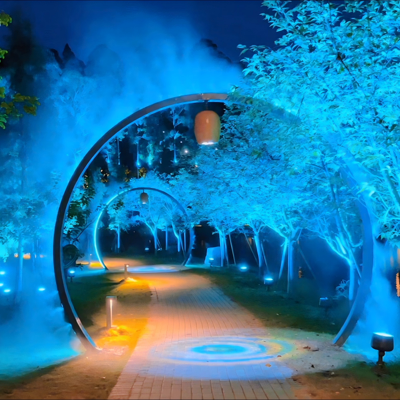 Outdoor Arch Lamp with Spray Device,LED arch light