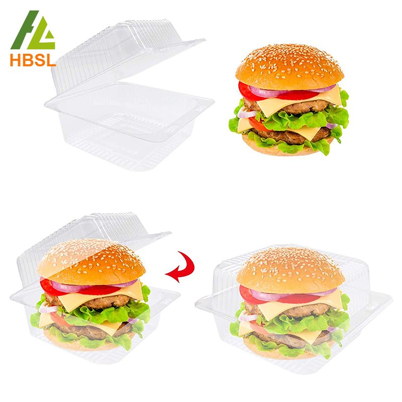 Plastic Clamshell Containers, hinged clamshell containers