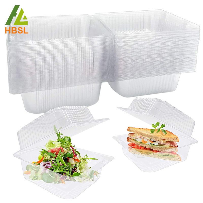 Plastic Clamshell Containers, hinged clamshell containers