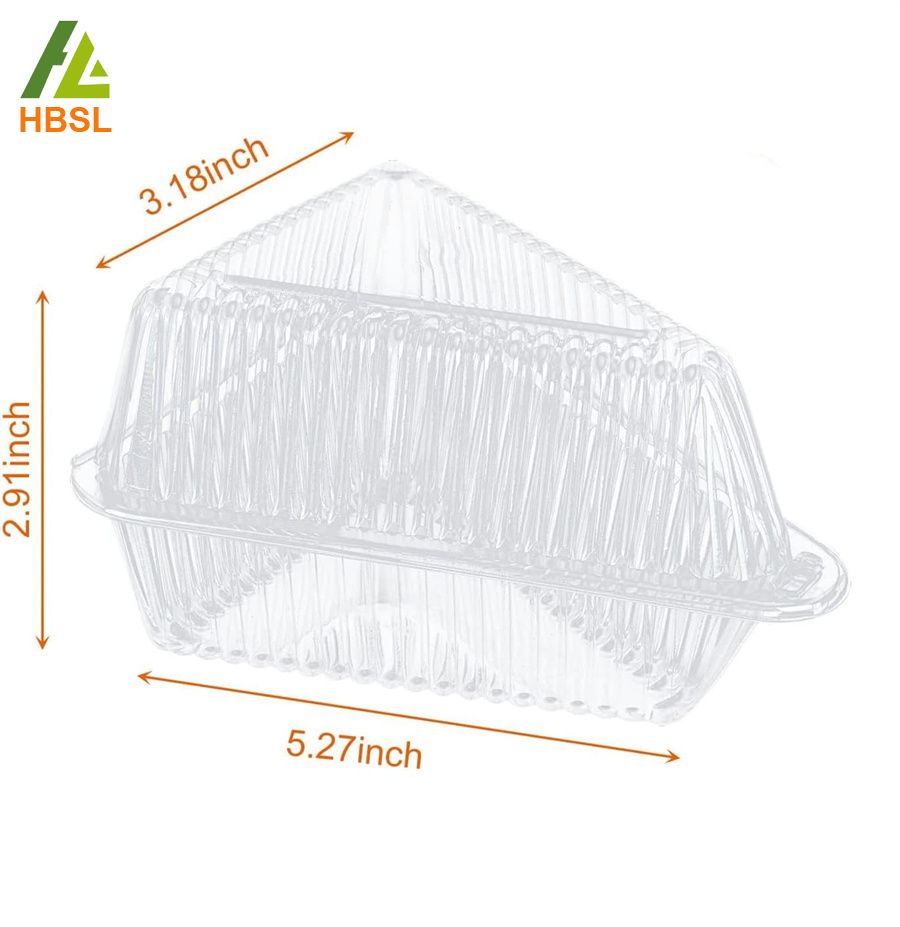 cake slice containers,Clear plastic cake slice containers，Transparent ...