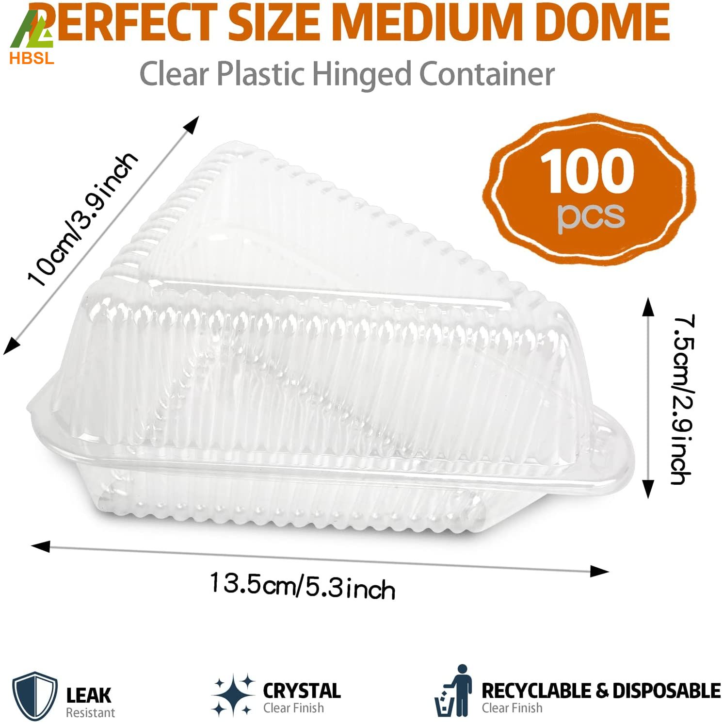 cake slice containers,Clear plastic cake slice containers，Transparent ...