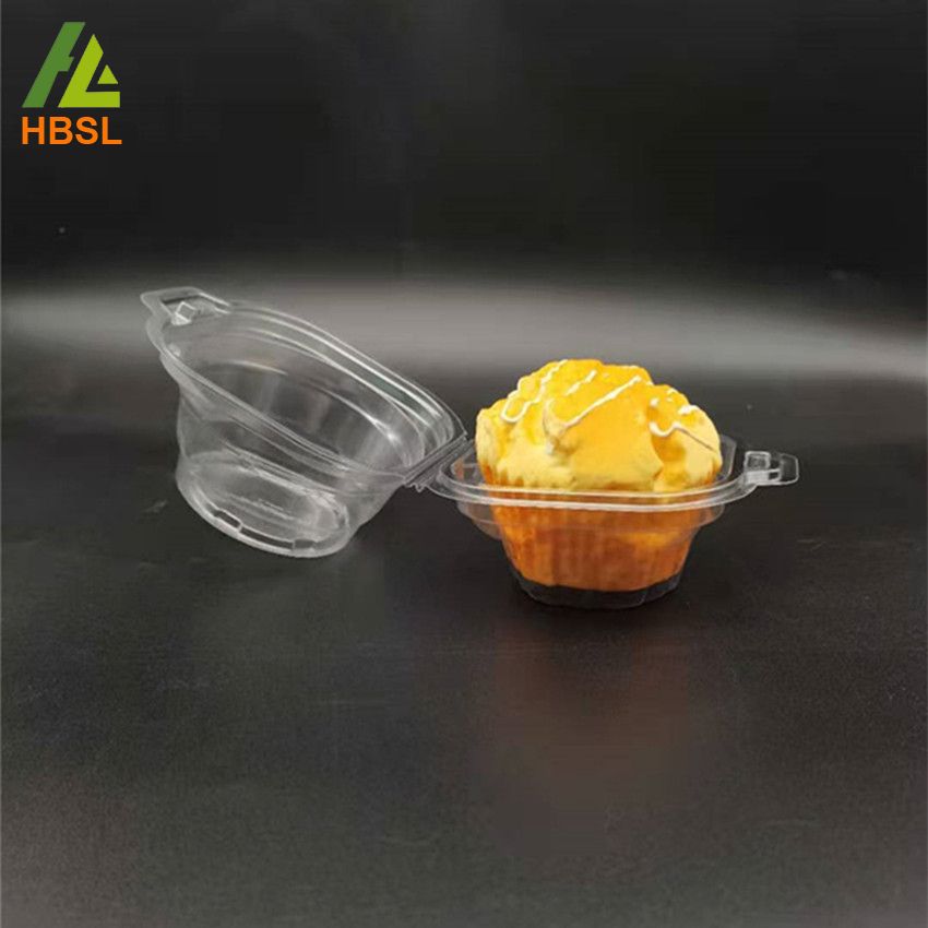 Plastic cupcake container，disposable cupcake box，Clear cupcake box