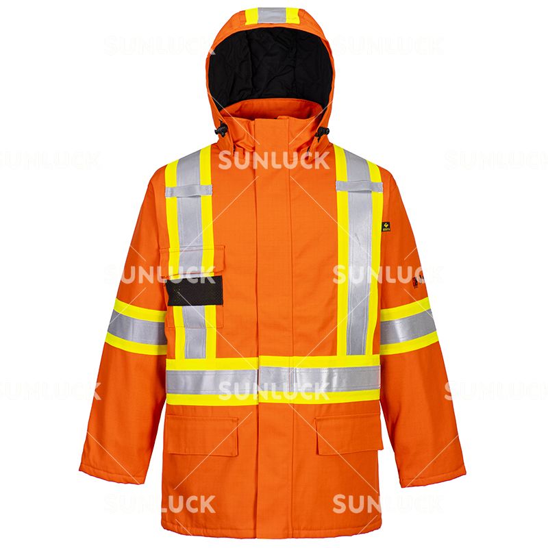 99% Cotton PTFE Safety Jacket – 5000mm Waterproof, EN343 Certified for ...
