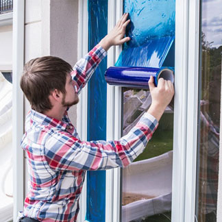 UV resistant Clear Transparent Pe Protective Films for Window Glass