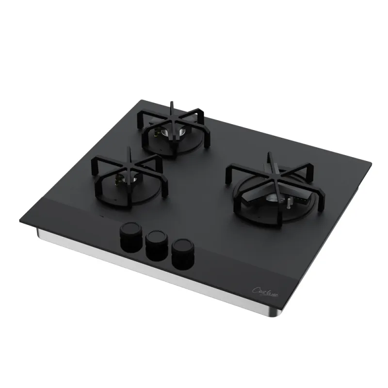 24" B4 3 Burner Gas Cooktop – LPG/NG Ready.