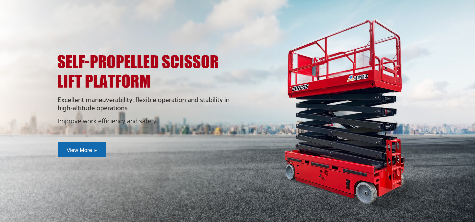 Electric Hydraulic Aerial Work Lift Platform – Safe & Reliable, Mingpai ...