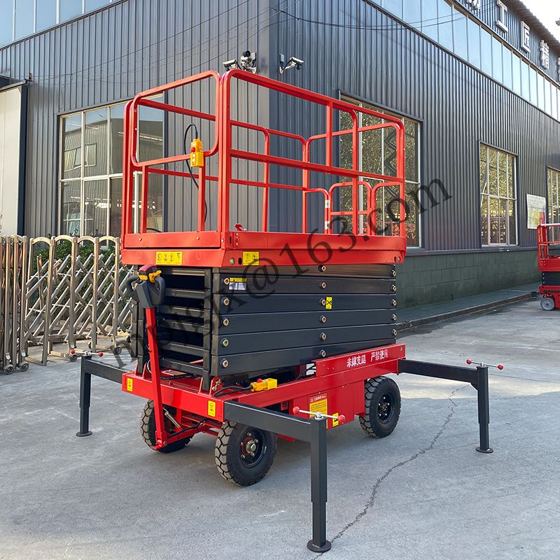 Traction Type Scissor Lift Platform, Nameplate mobile scissor lift