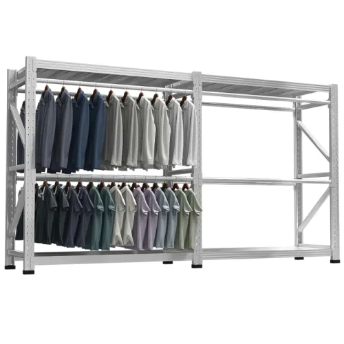 Shelves in the clothing factory | 2-Tier/3-Tier for Retail/Warehouse