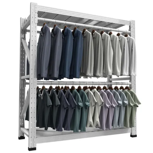 Shelves in the clothing factory | 2-Tier/3-Tier for Retail/Warehouse