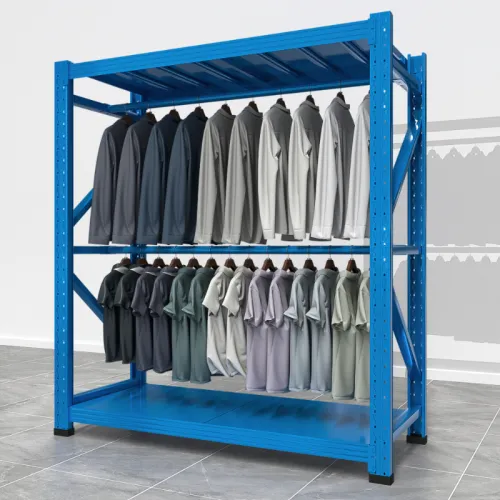 Shelves in the clothing factory | 2-Tier/3-Tier for Retail/Warehouse