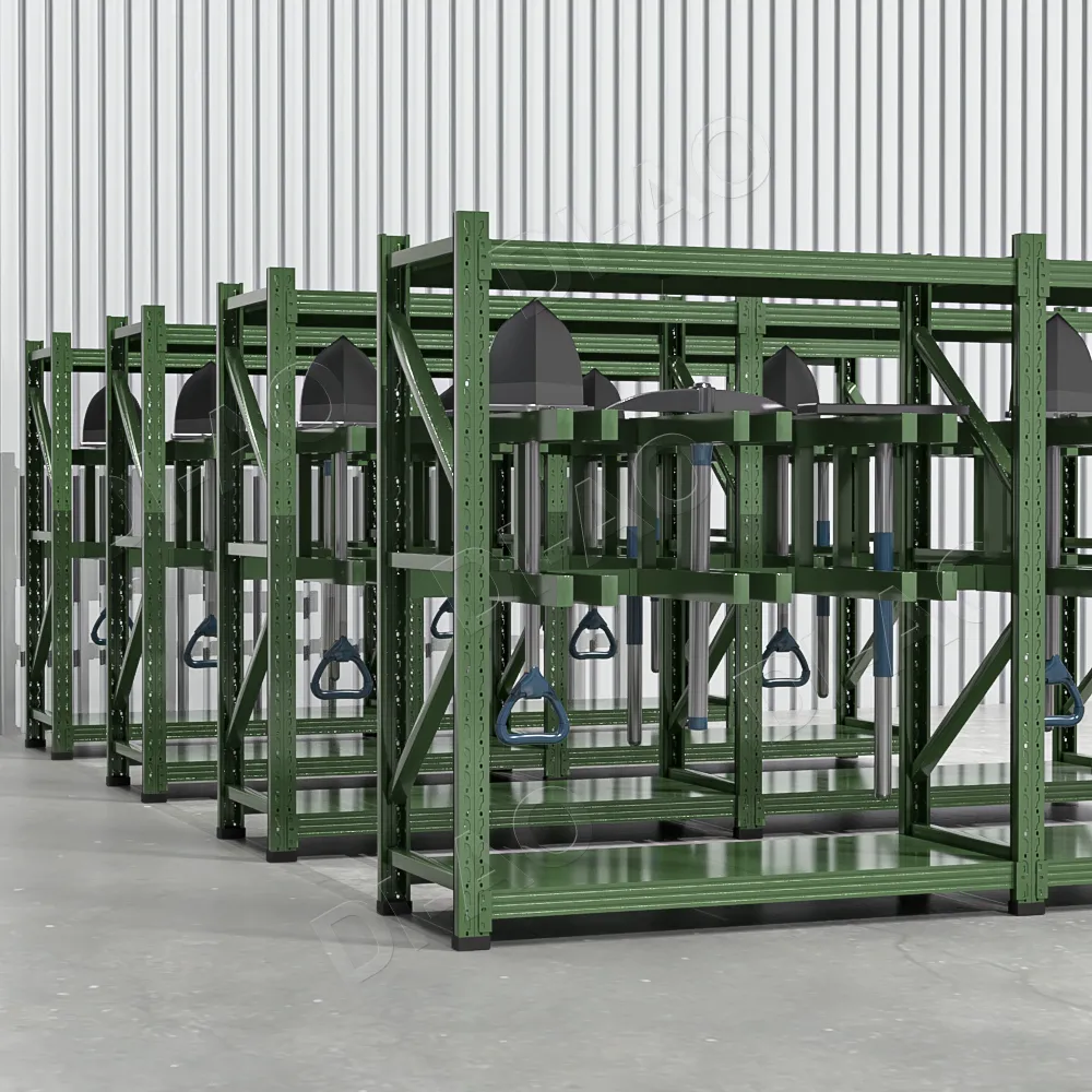 Farm Tool Storage Rack | Shovel & Pickaxe Storage, Industrial Grade