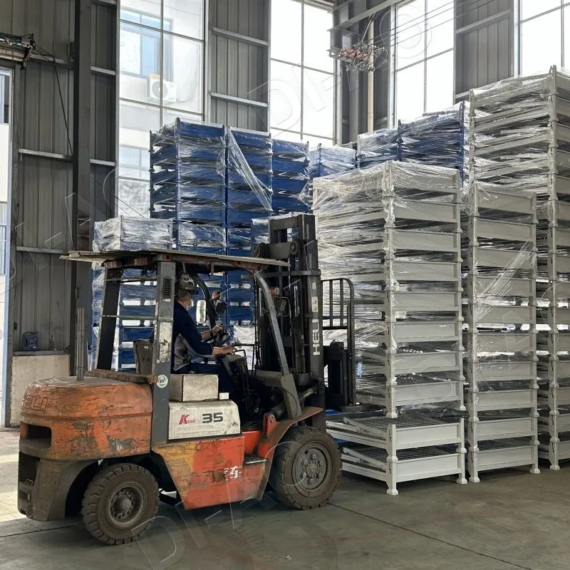 Foldable Metal Containers – 1.5-Ton Stackable Logistics Bins