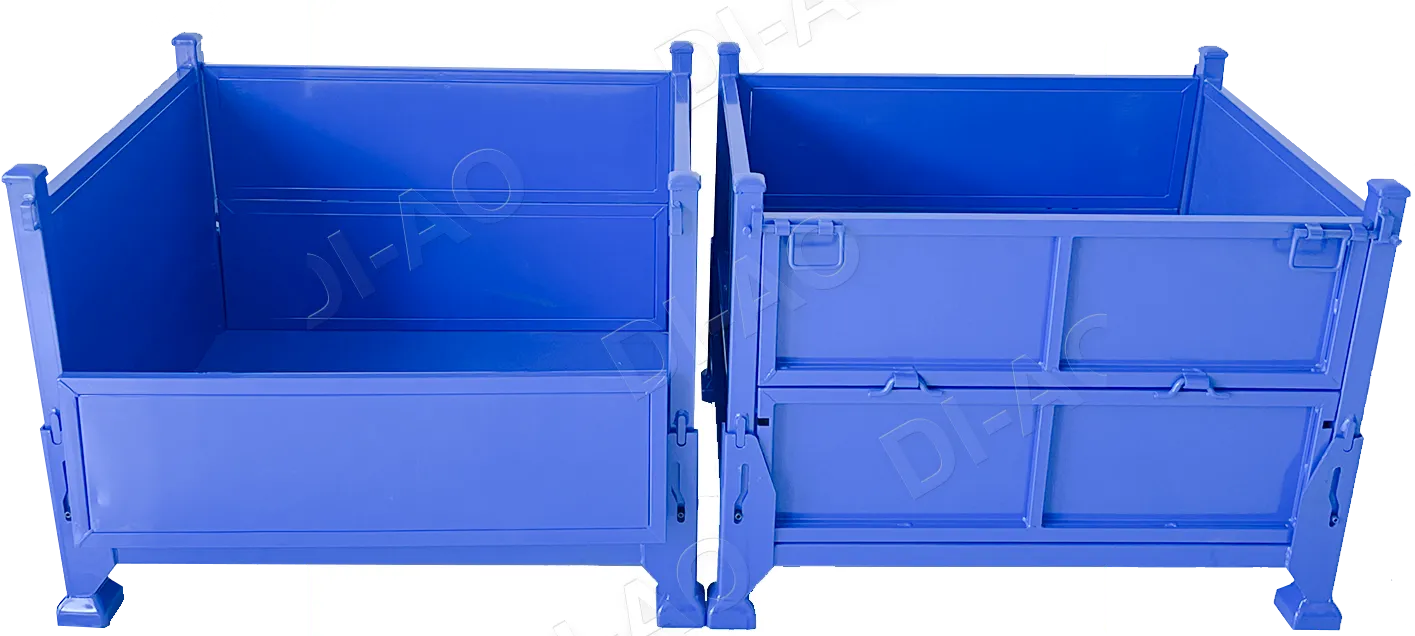 Foldable Metal Containers – 1.5-Ton Stackable Logistics Bins
